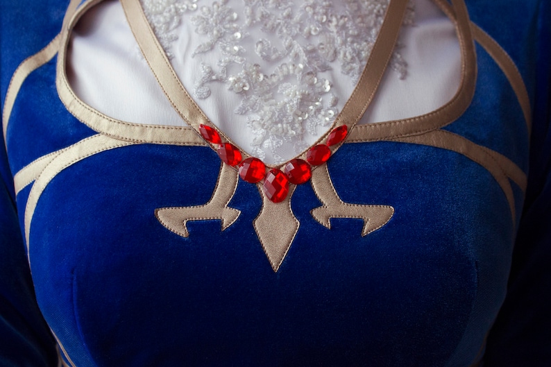 Zelda Blue Dress From Breathe of the Wild Royal Outfit | Etsy