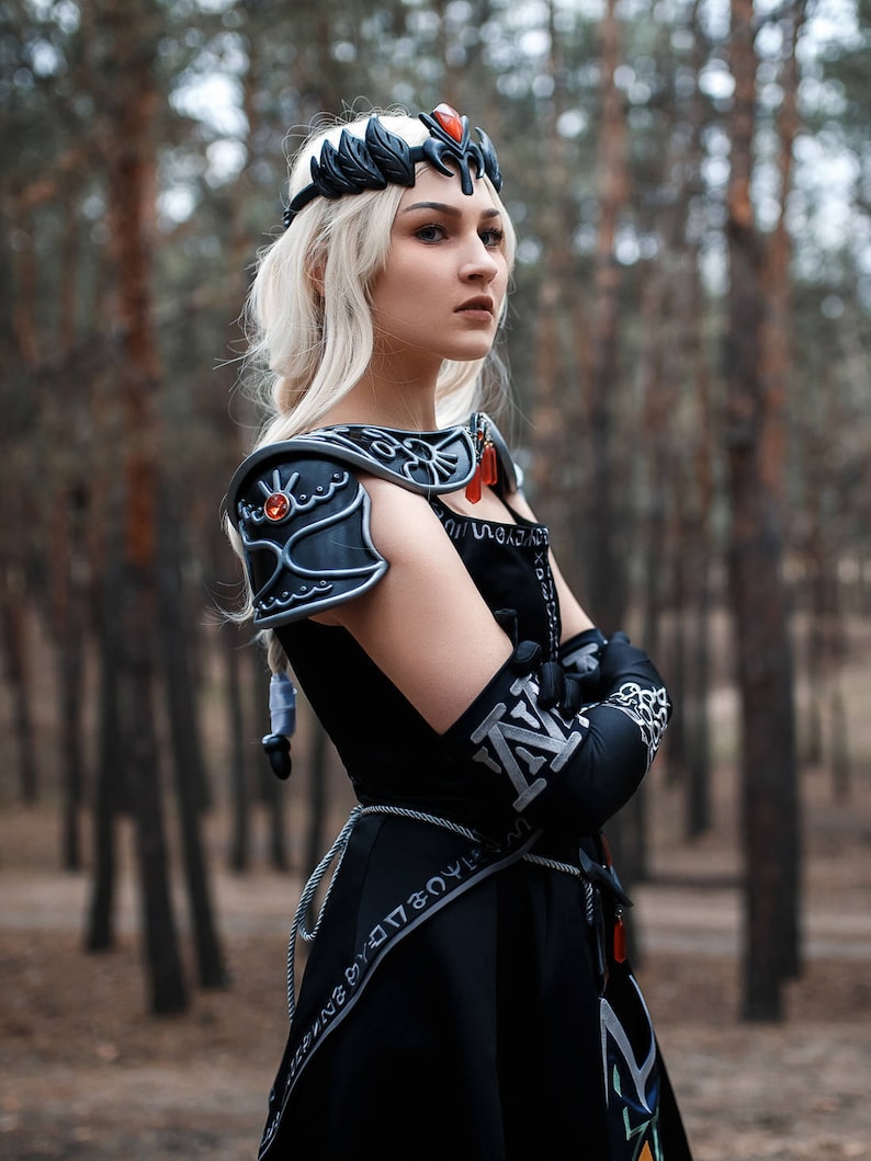 Female Character Video Game Dress Cosplay Princess Dark Zelda - Etsy