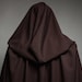 Jedi Robe Hooded Cloak, Jedi Outfit Hooded Cape, Jedi Cloak Padawan ...