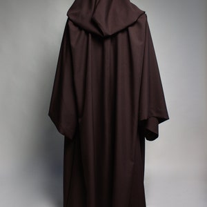 Jedi Robe Hooded Cloak, Jedi Outfit Hooded Cape, Jedi Cloak Padawan ...