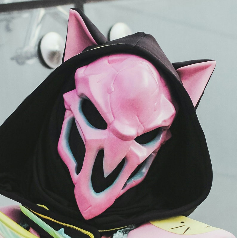 Kawaii Reaper Highly Detailed Cosplay Mask Nevermore Kawaii - Etsy Canada