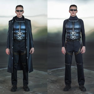 JC Denton Deus Ex Cosplay Costume, Ex Deus Leather Jacket Cosplay ...