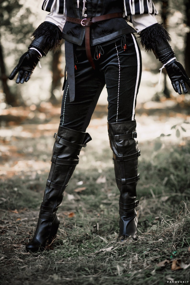 Yennefer Cosplay Costume Highly Detailed Yennefer's Black - Etsy