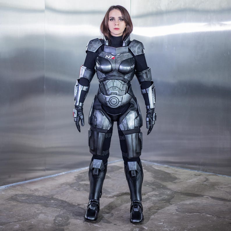 Female N7 Armor From Mass Effect: Woman Costume for Cosplay Convention ...