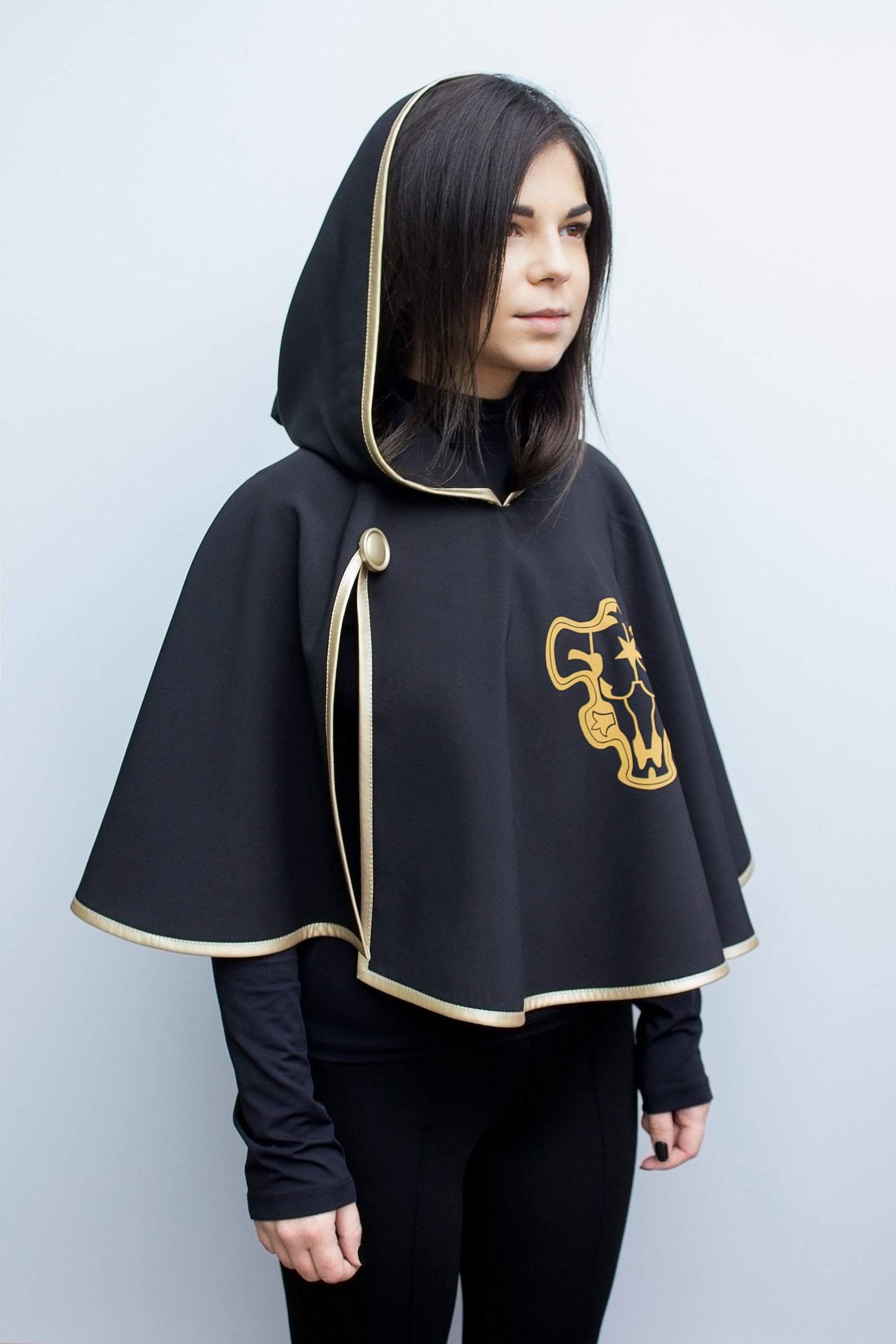 Anime Cosplay Cloak Black Bull Squad Cosplay Cape Black - Etsy