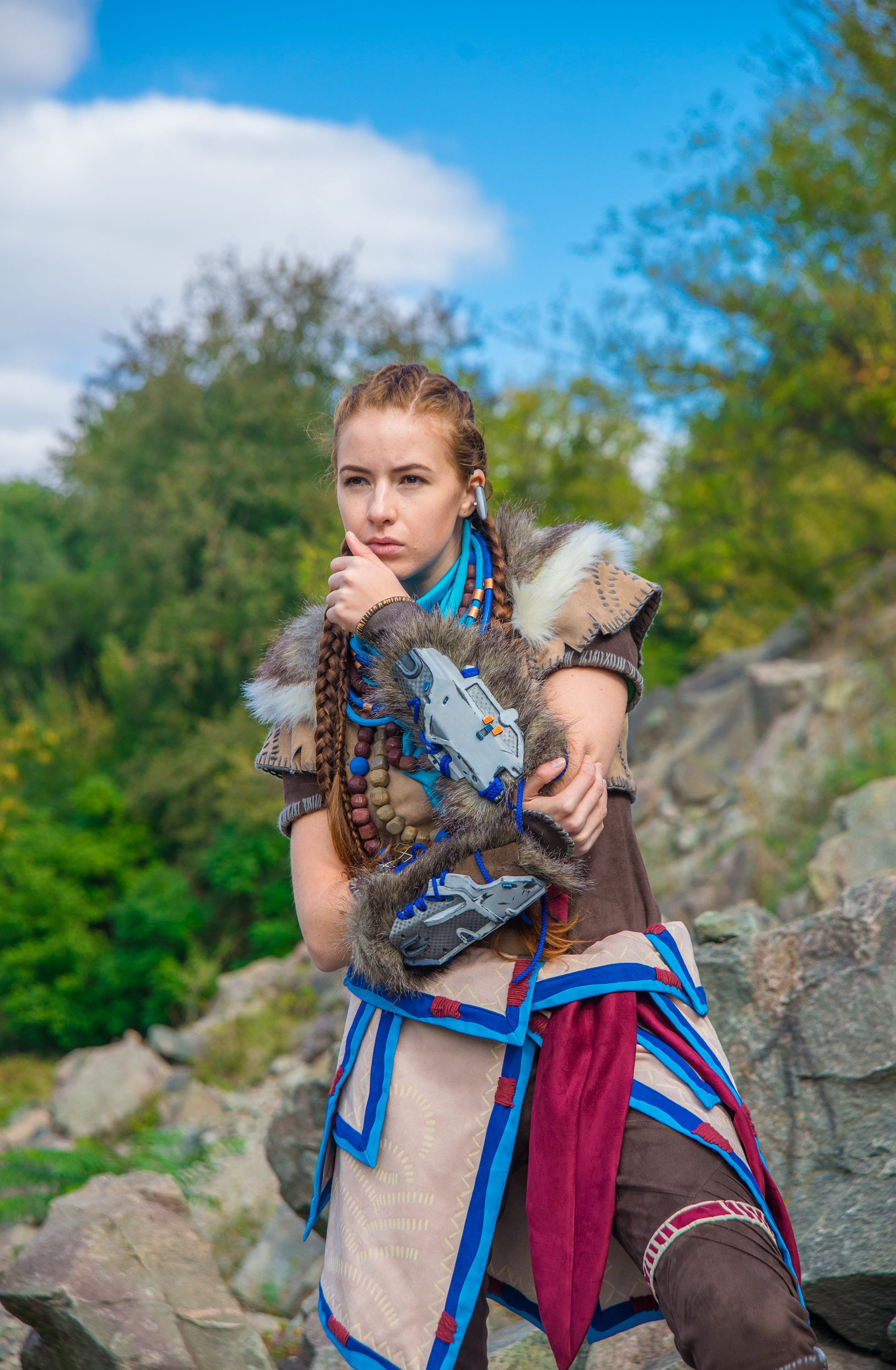 Aloy Cosplay Armor Set Horizon Zero Dawn Ethnic Post - Etsy Israel