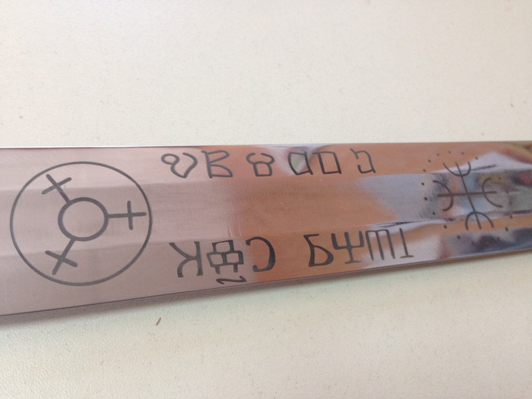Runes for Witcher Geralt Cosplay Silver Sword 75% SALE - Etsy
