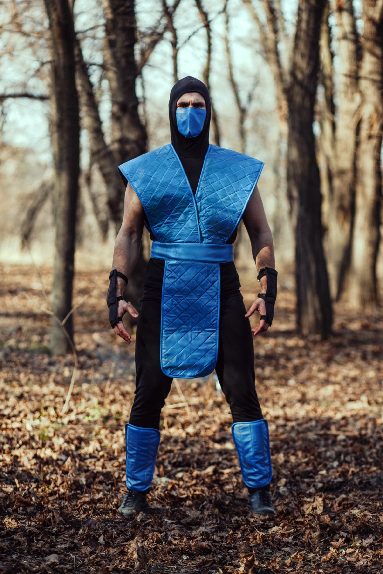 Sub Zero Ninja Cosplay Costume Mortal Kombat cosplay Sub-zero | Etsy
