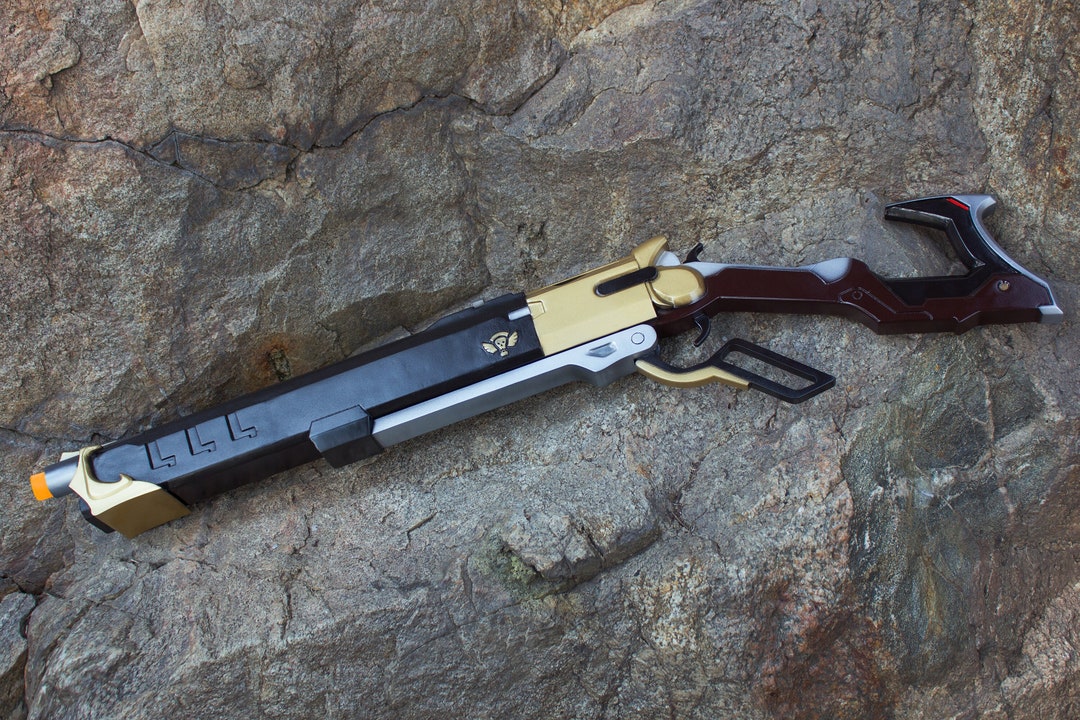 Ashe From Overwatch Inspired Prop Rifle Gun 3D Printed, Cosplay Costume ...