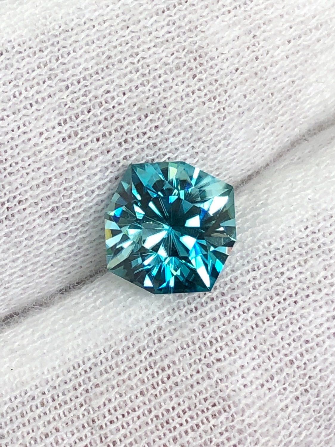 Perfection in color and cut with this Cambodian Blue Zircon! 3.38ct ...