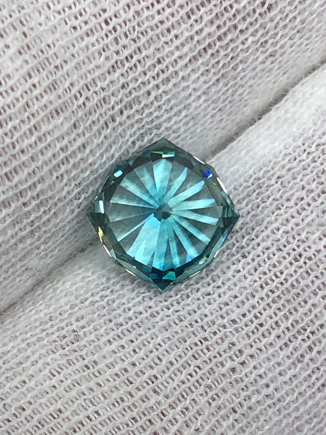 Perfection in color and cut with this Cambodian Blue Zircon! 3.38ct ...