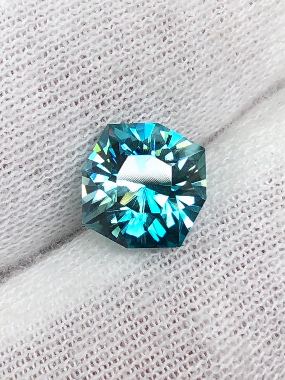 Perfection in color and cut with this Cambodian Blue Zircon! 3.38ct ...