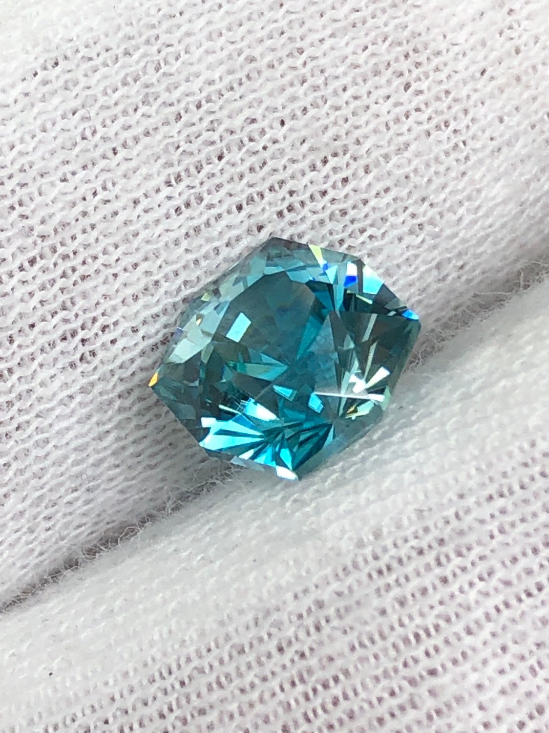 Perfection in color and cut with this Cambodian Blue Zircon! 3.38ct ...