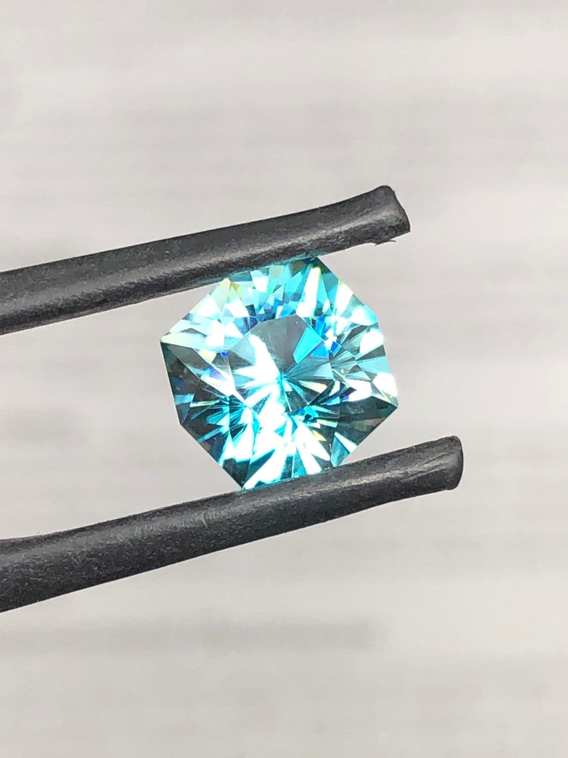 Perfection in color and cut with this Cambodian Blue Zircon! 3.38ct ...
