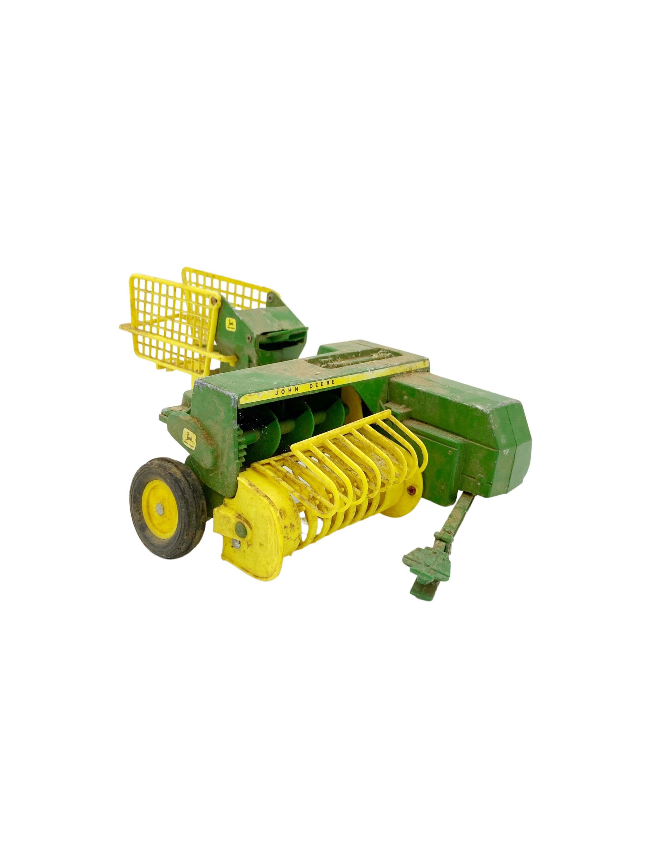 Vintage John Deere, Toy Tractor Baler, Antique Farm Toys, Pretend Play ...
