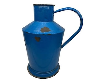 Vintage Enamel Jug - Etsy