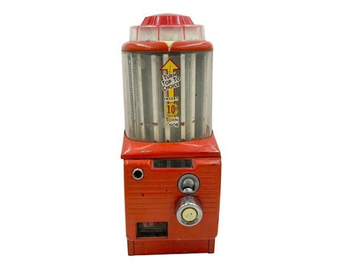 Northwestern Vintage Candy Gum Machine, Multiple Slots, 10 Cent Candy ...