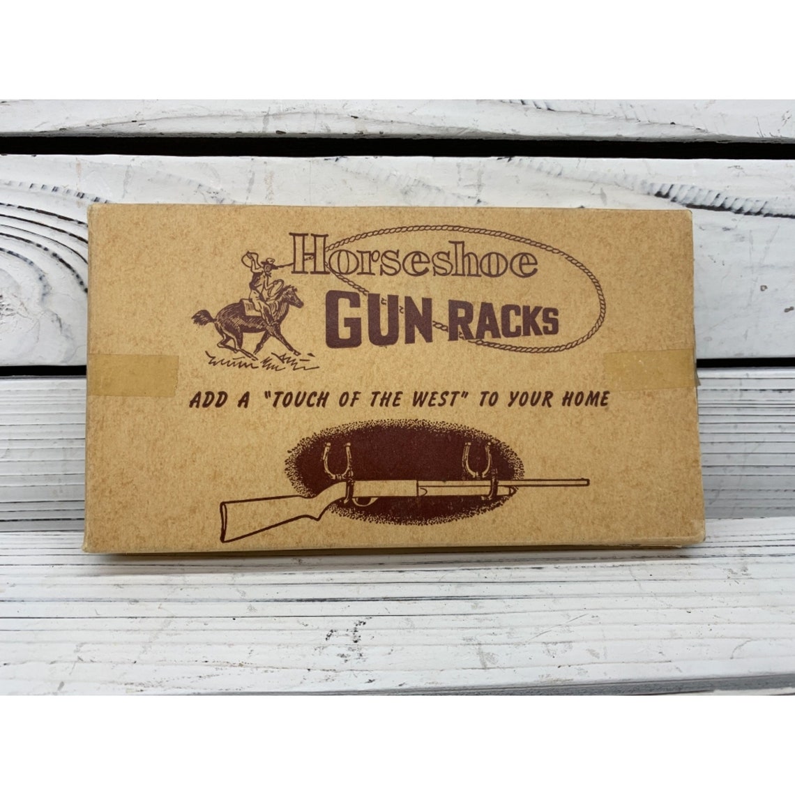Vintage Horseshoe Gun Rack Novelty Piece in Original Box - Etsy