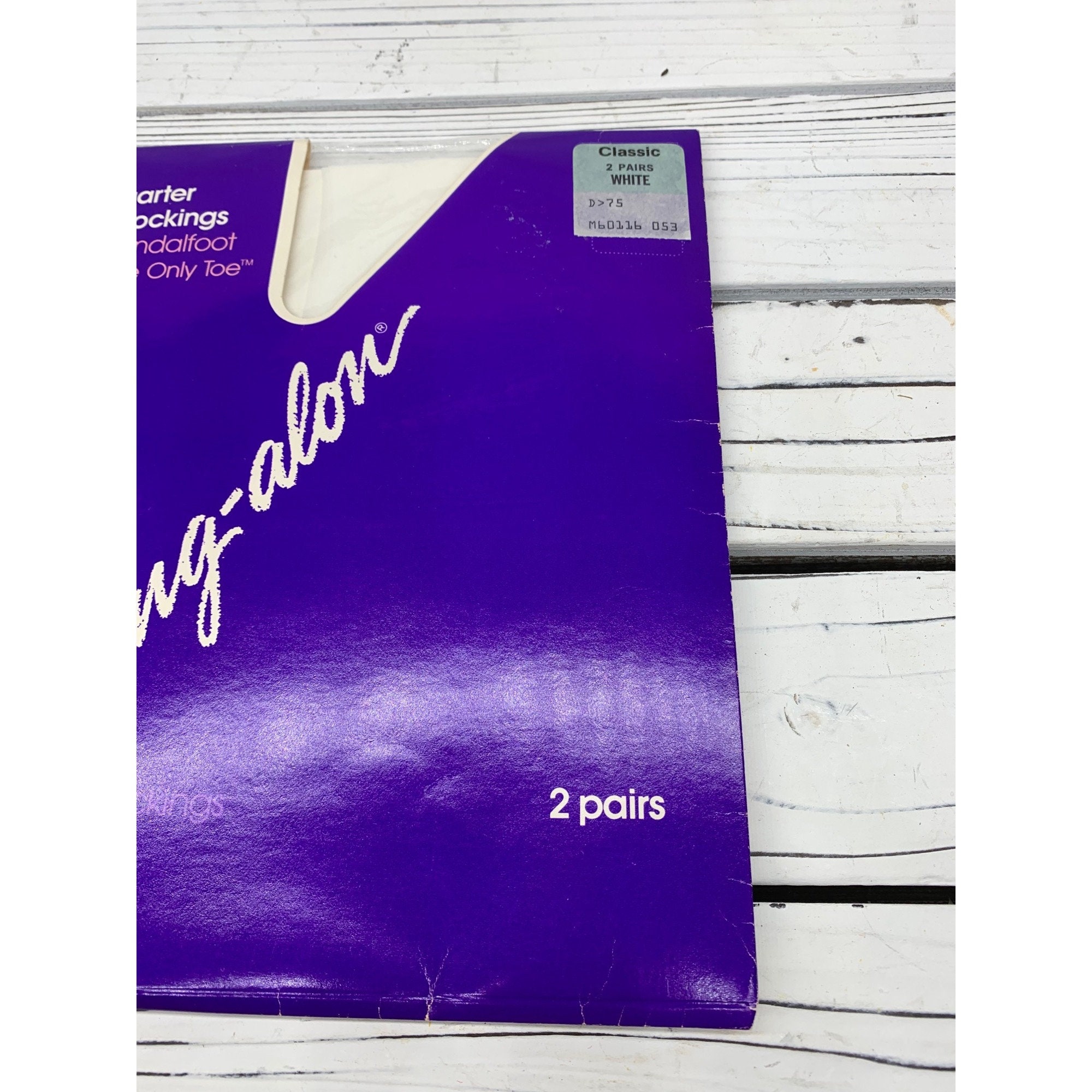 Vintage Garter Stockings, Cling-alon Pantyhose, Sheer White Hosiery ...