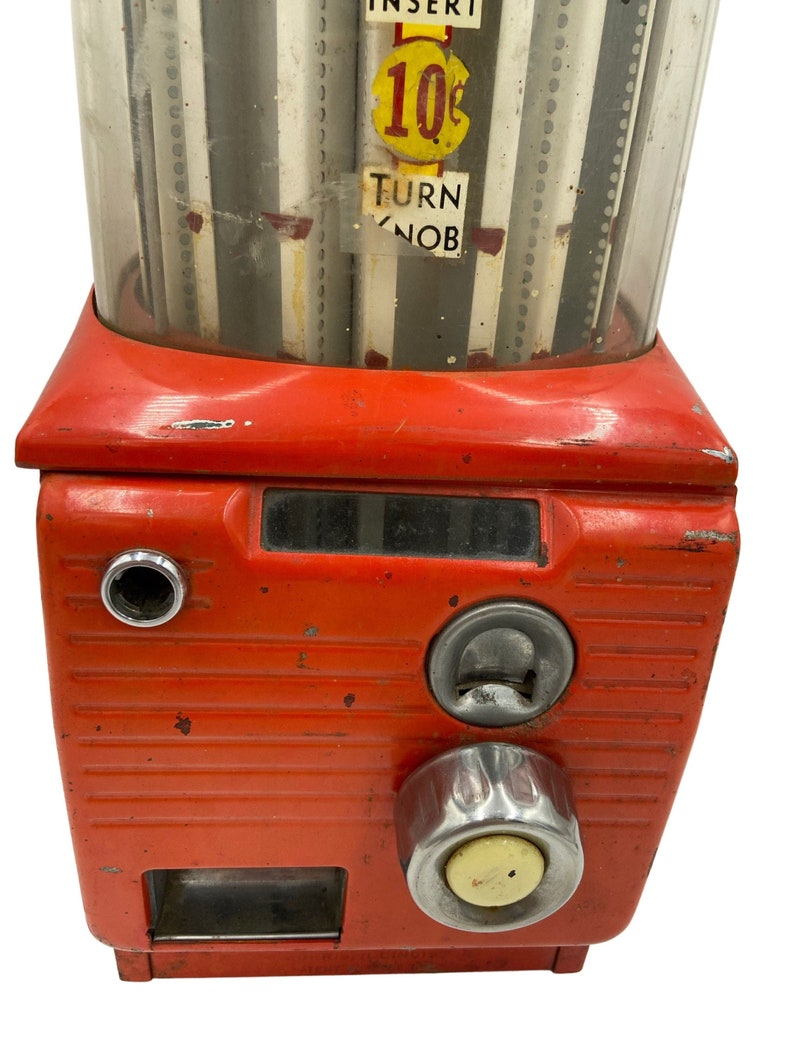 Northwestern Vintage Candy Gum Machine, Multiple Slots, 10 Cent Candy ...
