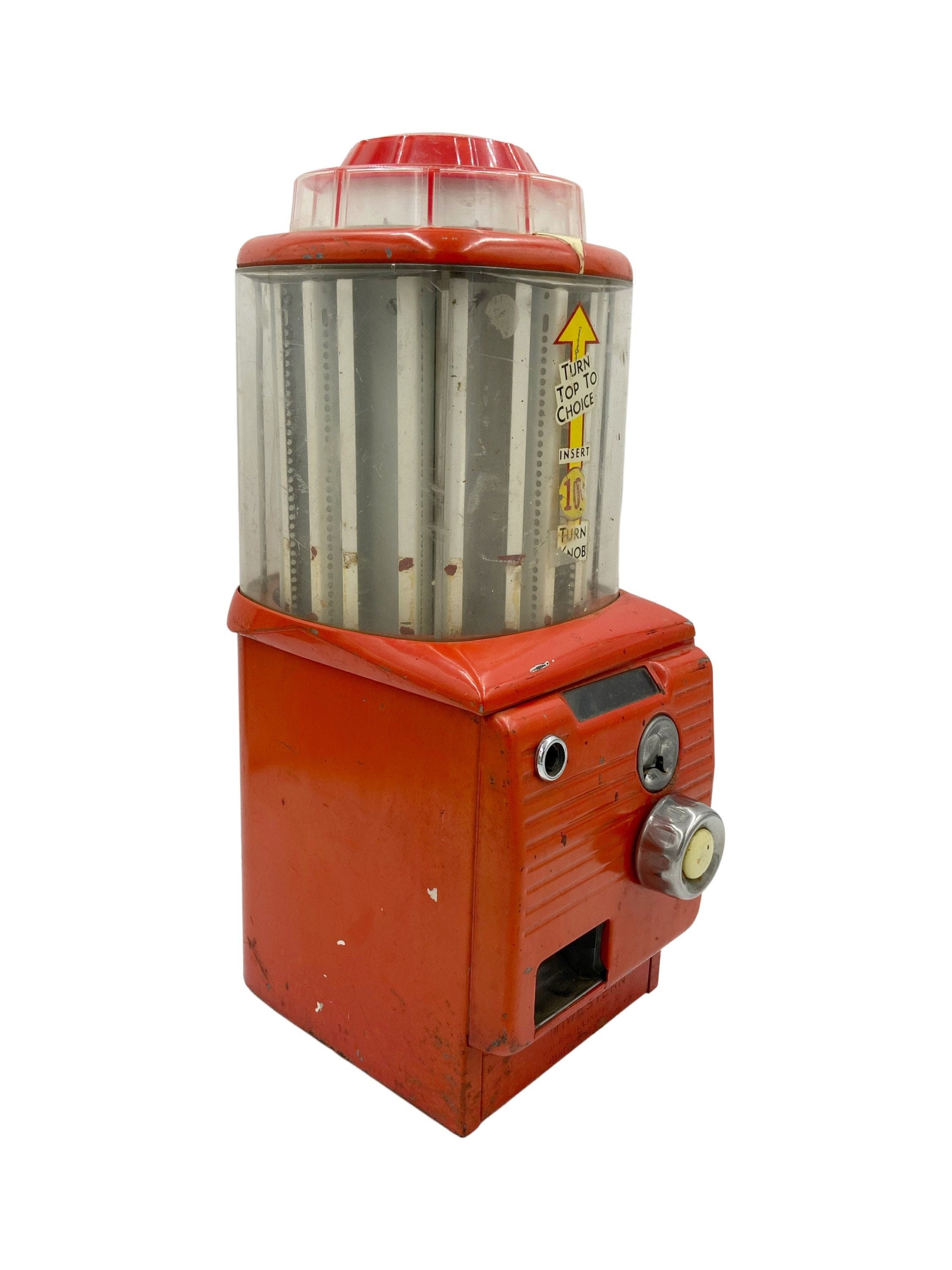 Northwestern Vintage Candy Gum Machine, Multiple Slots, 10 Cent Candy ...