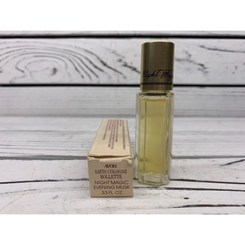 Vintage Night Magic Perfume, Sample Size Avon Satin Cologne Rollette ...
