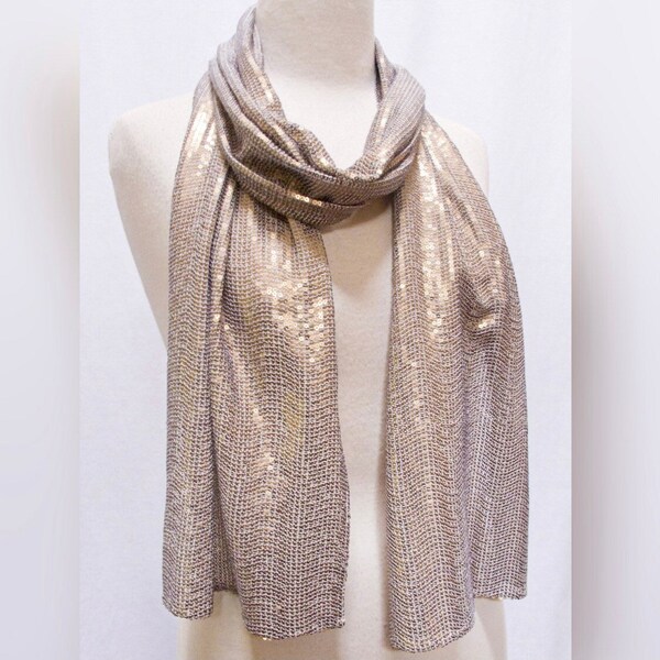 Sequin Scarf - Etsy