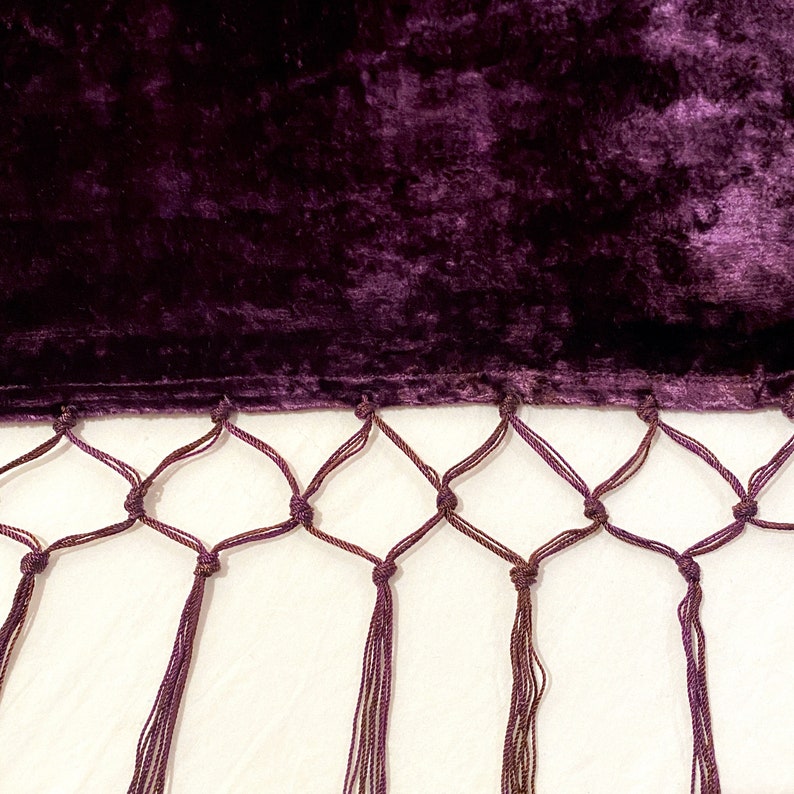 Hand Dyed Velvet 64 Table Topper Tablecloth Throw Oversized - Etsy