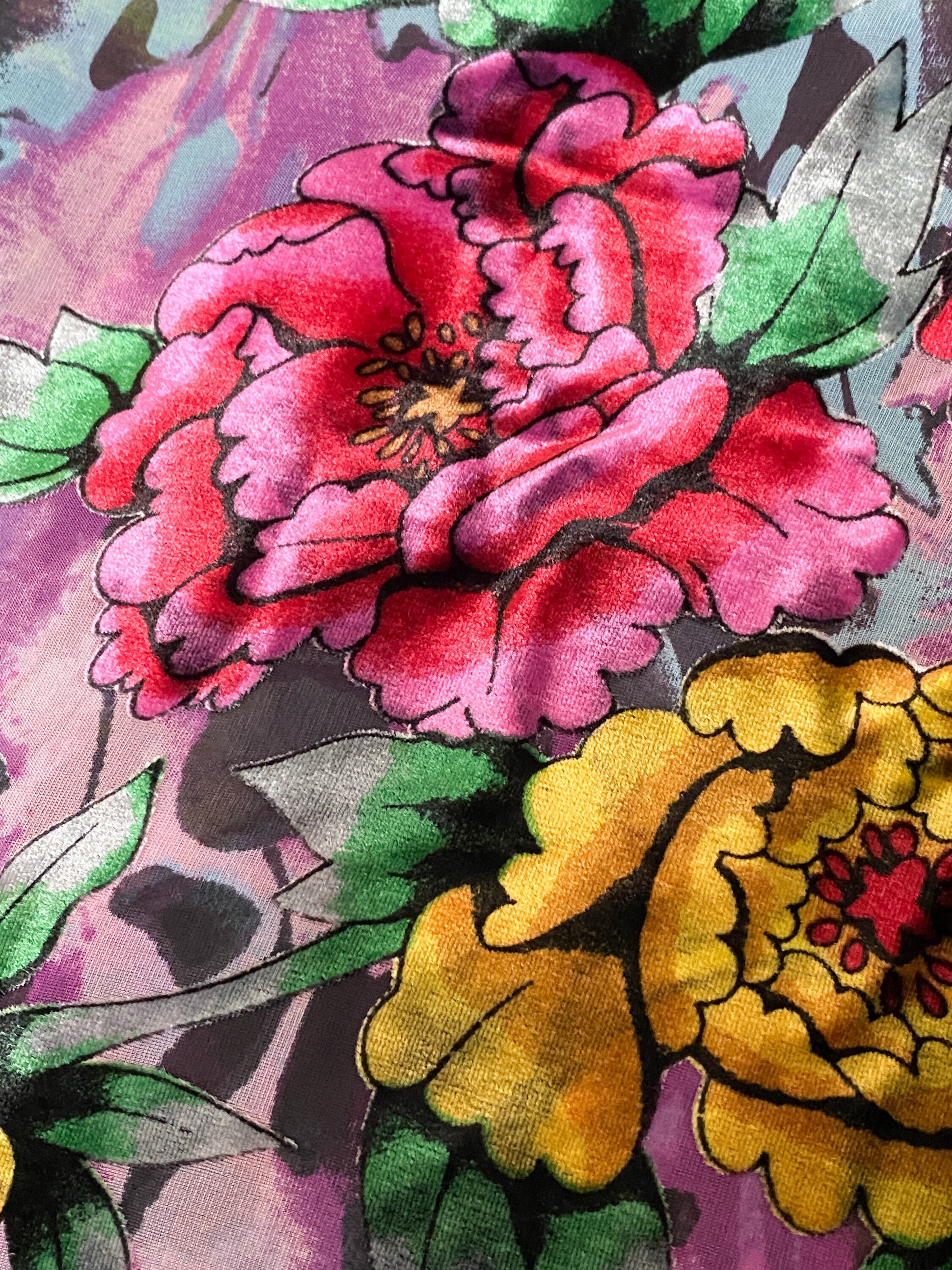 Floral Medley Burnout Cut Velvet Devore Stole Wrap Shawl Scarf Multi - Etsy