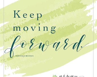 Keep moving forward | Etsy