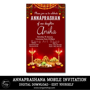 Annaprasan Invite - Shuba Annaprasan Invitation - First Rice Eating ...