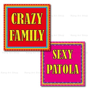 Punjabi Slang Photobooth Props -punjabi Party - Bollywood Party ...