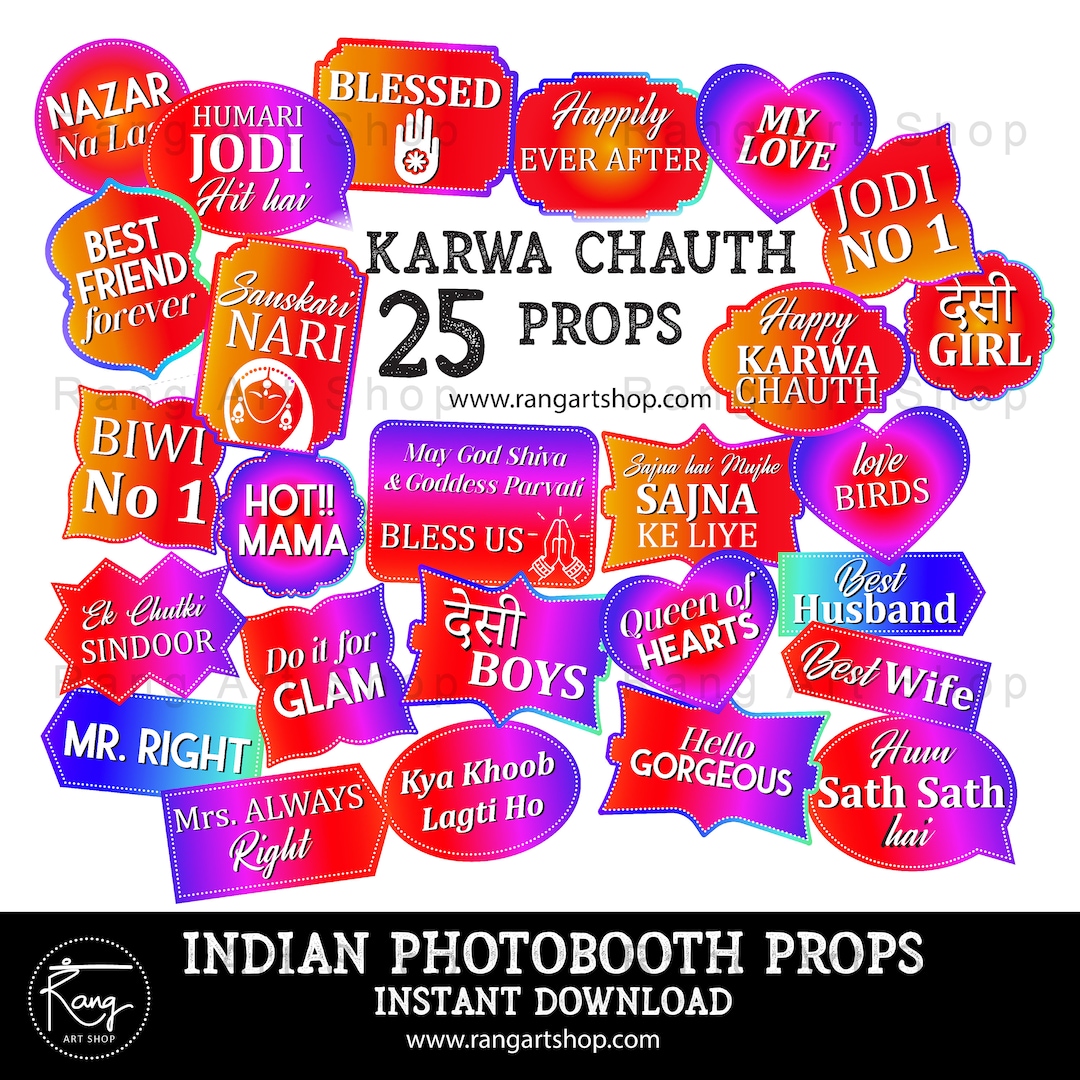 Karwachauth Puja - Desi Props for Karwa Chauth - Indian Party ...