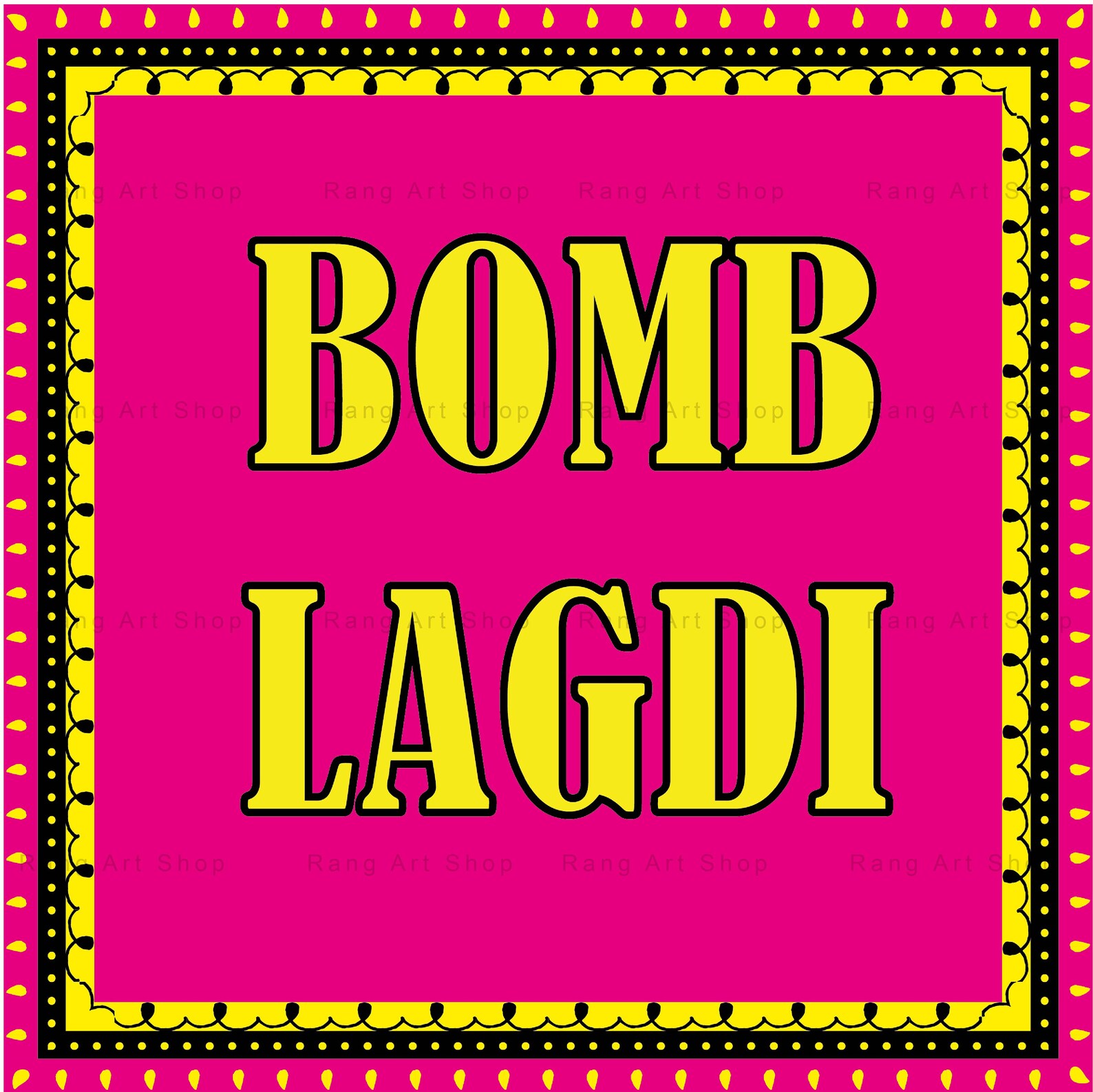 Punjabi Slang Photobooth Props -punjabi Party - Bollywood Party ...