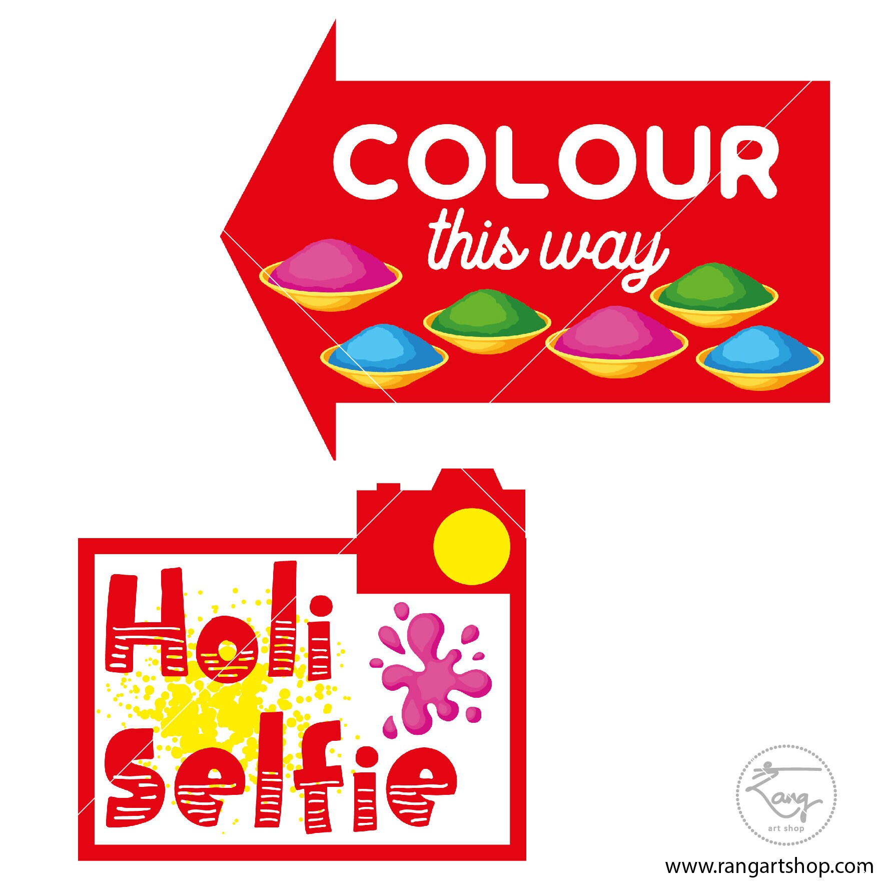 Holi Photo Booth Prop - Photobooth Props Printable - Bollywood Party ...