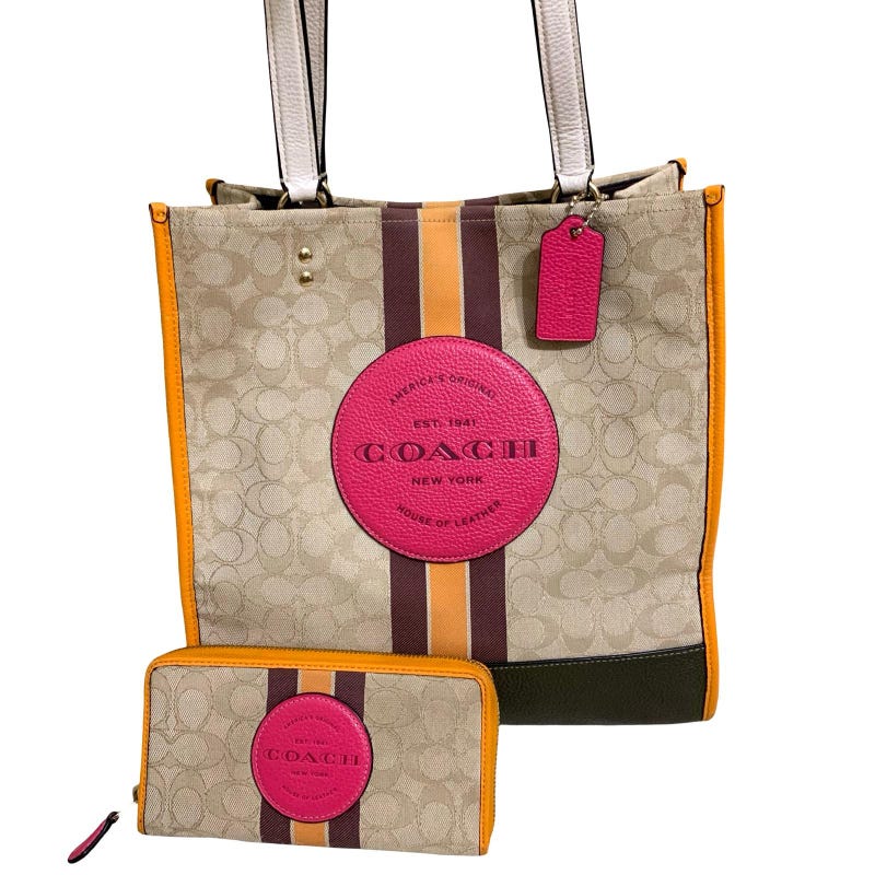 Vintage Coach Zipped Tote - Etsy