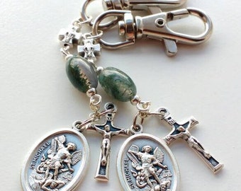 Rosary Keychain | Etsy