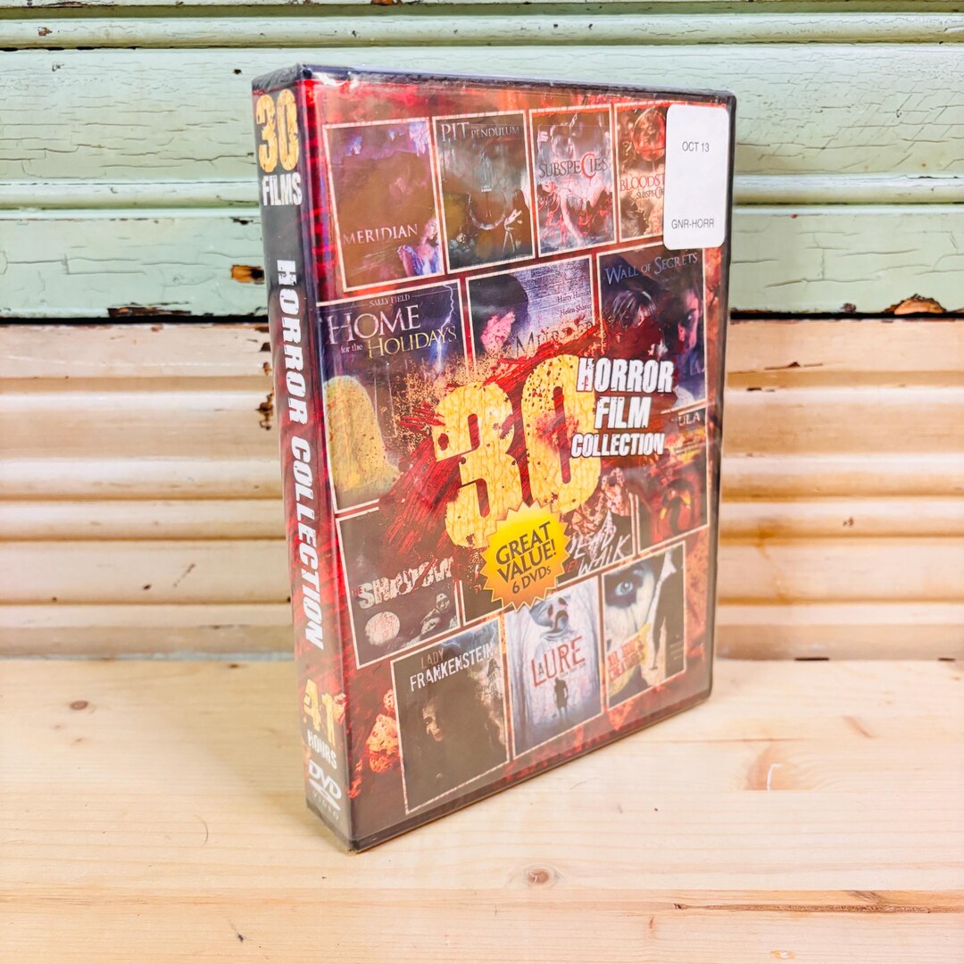 30 Horror Film Collection DVD Box Set - Etsy
