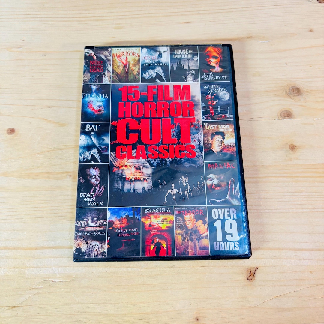 15 Film Horror Cult Classics DVD Collection - Etsy