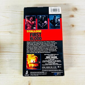 First Blood VHS Tape - Etsy