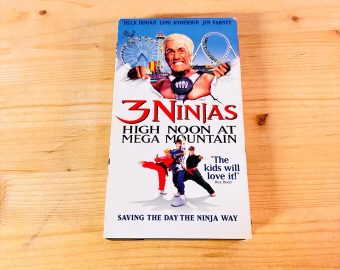 3 Ninjas High Noon at Mega Mountain VHS Tape - Etsy