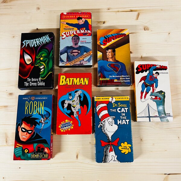 Vhs Tapes Cartoon - Etsy