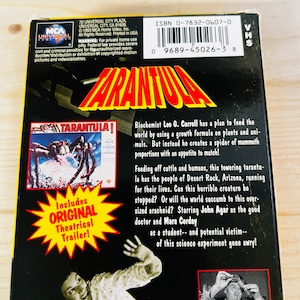 Tarantula VHS Tape - Etsy