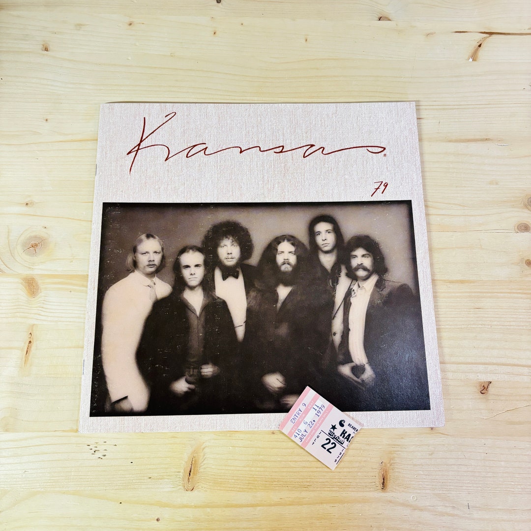 Kansas Tour Booklet and Concert Ticket Stub - Etsy