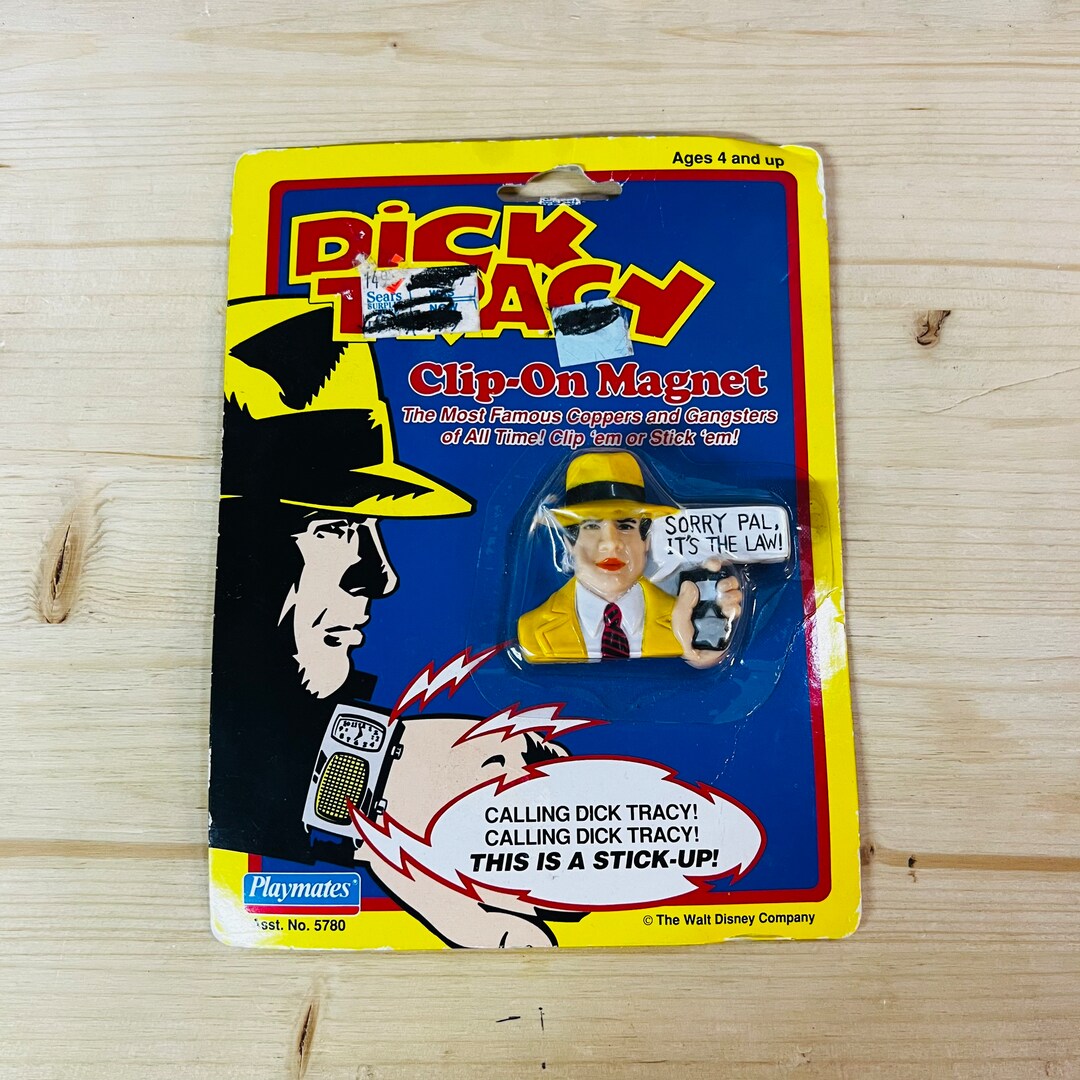 Dick Tracy Clip on Magnet - Etsy
