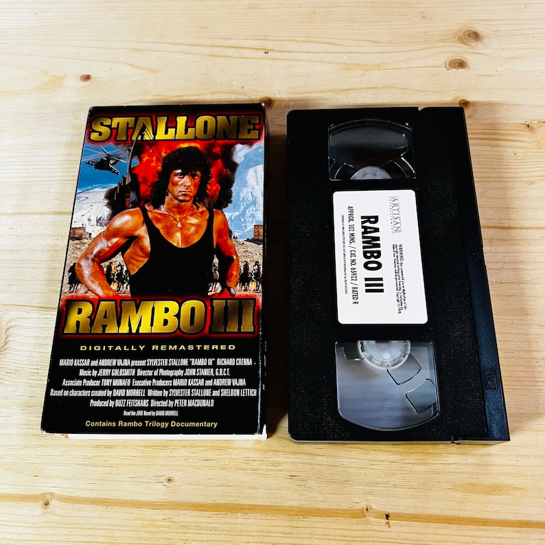 Rambo 2 VHS Tape - Etsy