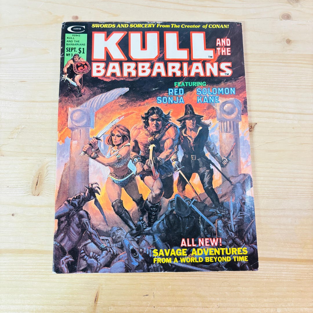 Kull and the Barbarians Issue Number 3 Comic Book - Etsy