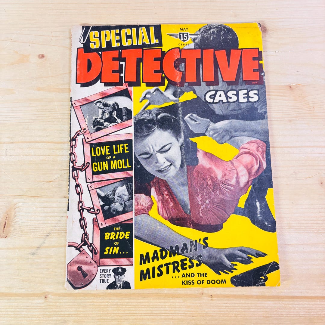 Special Detective Cases Magazine May 1942 Volume 1 Number 5 - Etsy