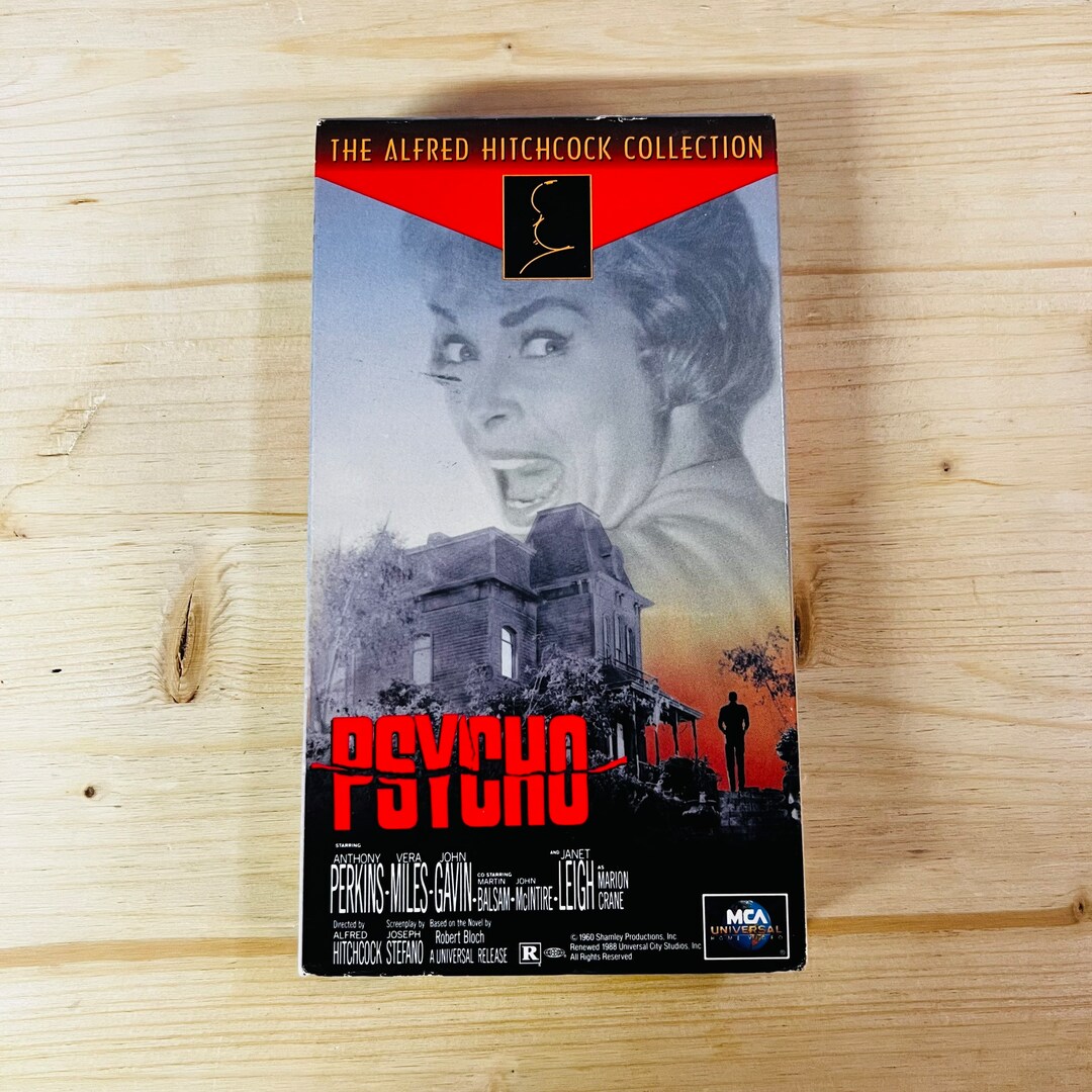 Psycho VHS Tape - Etsy