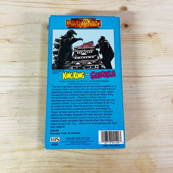 King Kong Vs Godzilla Vhs